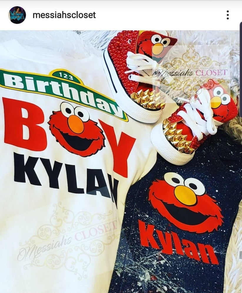 Birthday Custom Denim Set – Designing With Rakeya